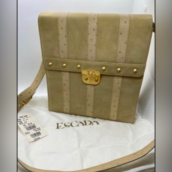 Escada | Bags | Escada Bag Made In Italy Brand New With Tag Tan Color ...